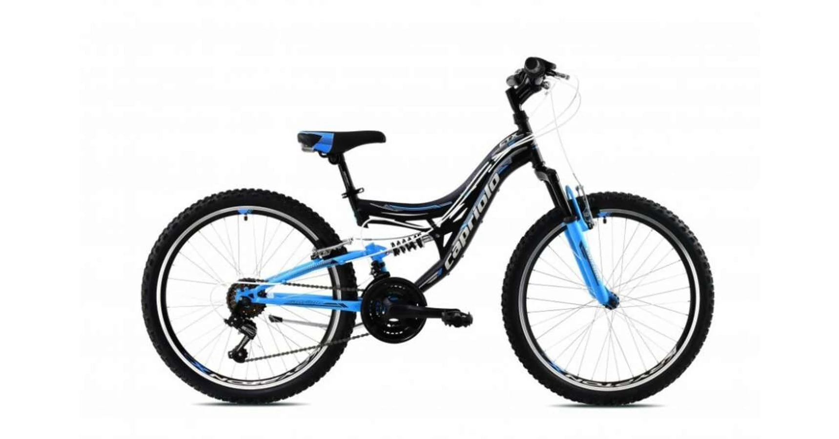 Capriolo CTX 260 26 összteleszkópos kerékpár Fekete-Kék - Capriolo ...